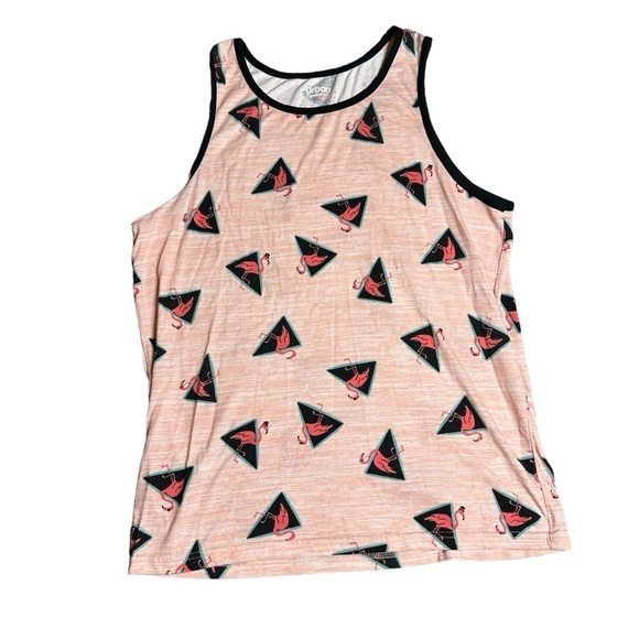 urban pipeline | Shirts | Mens Geometric Fancy Flamingo Ringer Tank Top ...